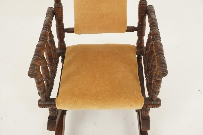 Antique Rocking Chair, Childs Chair, Beechwood, American 1880, F-582 - Etsy