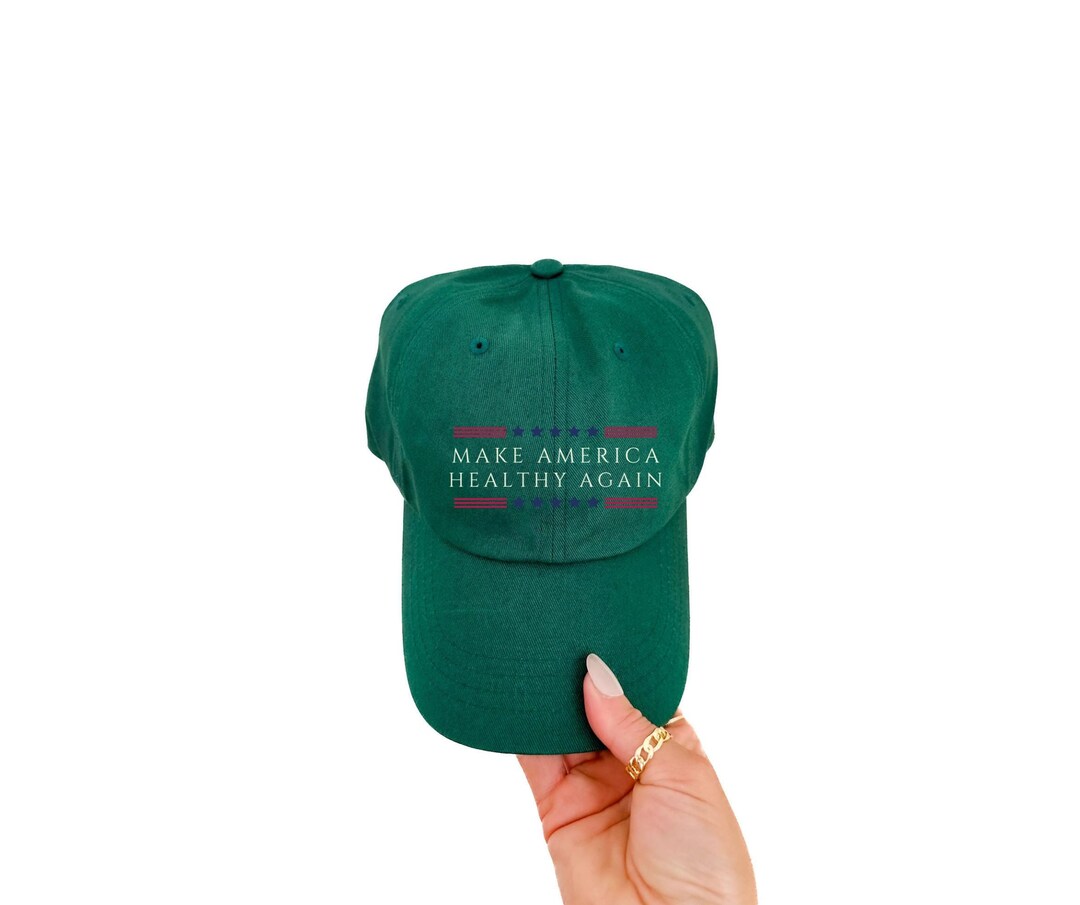 Make America Healthy Again Classic Dad Hat | Embroidered MAHA Dad Ball ...