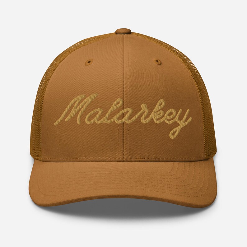 Malarkey Trucker Cap | Y2K Malarkey Trucker Hat | High Quality Trucker ...