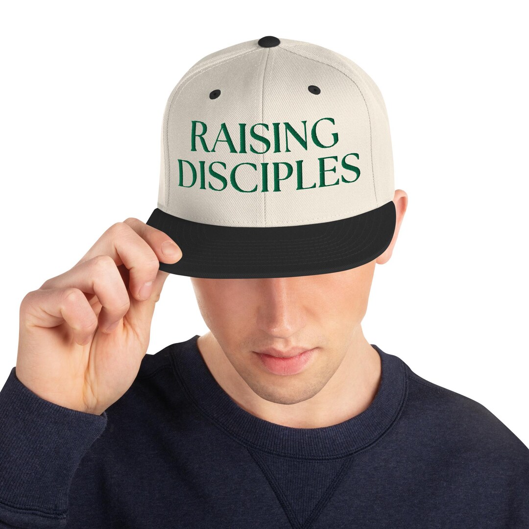 Raising Disciples Snapback Hat | Christian Ball Cap | Christian Parent ...