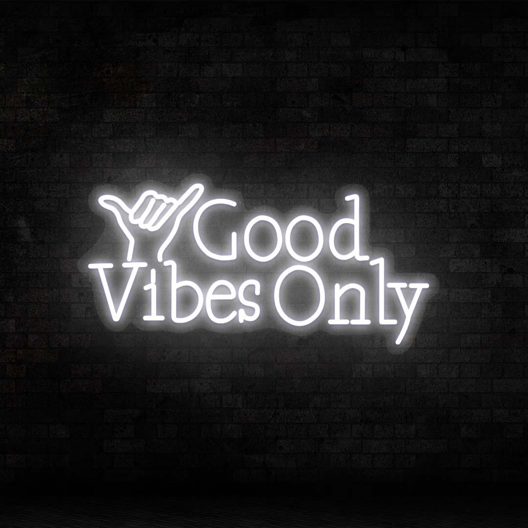Good Vibes Only | Neon Sign| Custom Name Neon Sign| Led Sign| Outdoor ...