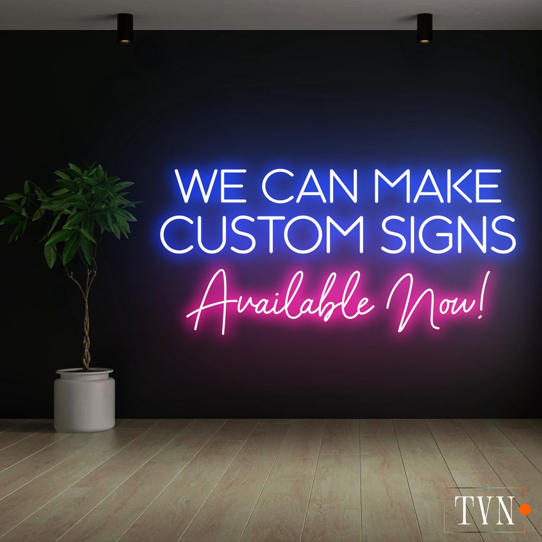 Custom Neon Welcome Sign Custom Neon Name Sign Led Sign Custom Neon ...