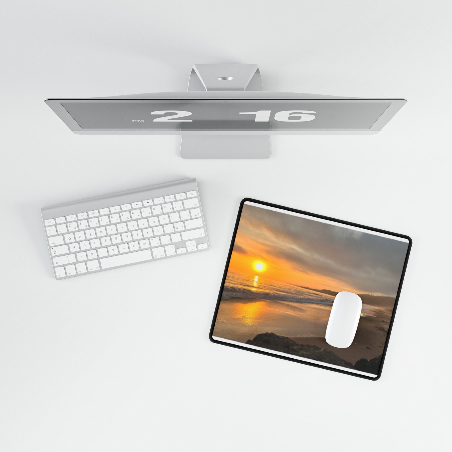 Sunset, Beach, Ocean, Pacific Ocean, Mouse Pad, Desk Mats - Etsy