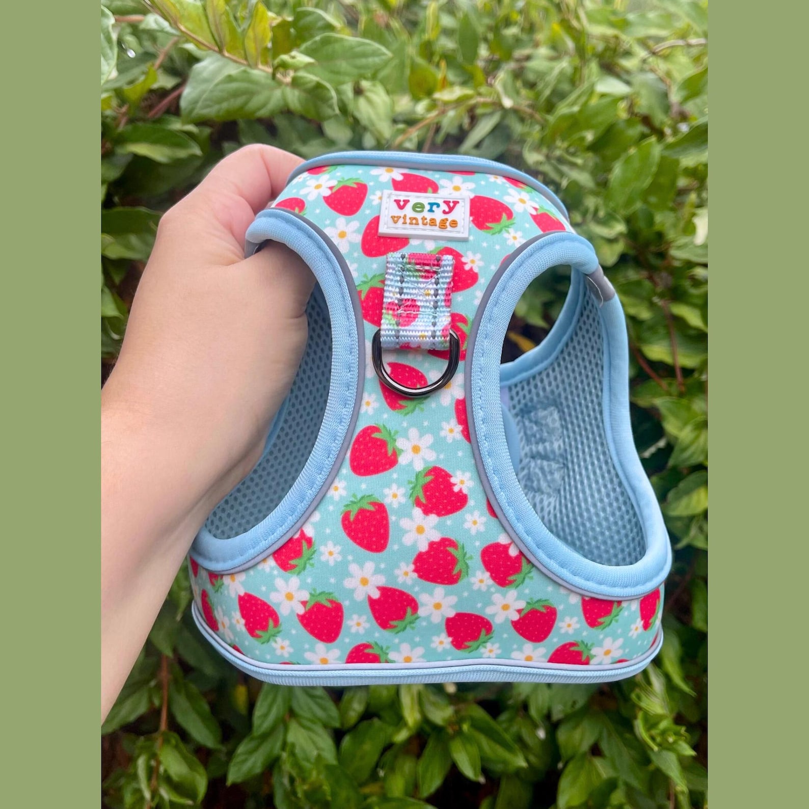 Strawberry Dog Harness – Cute No Pull Step in Harness for Small Dogs ...