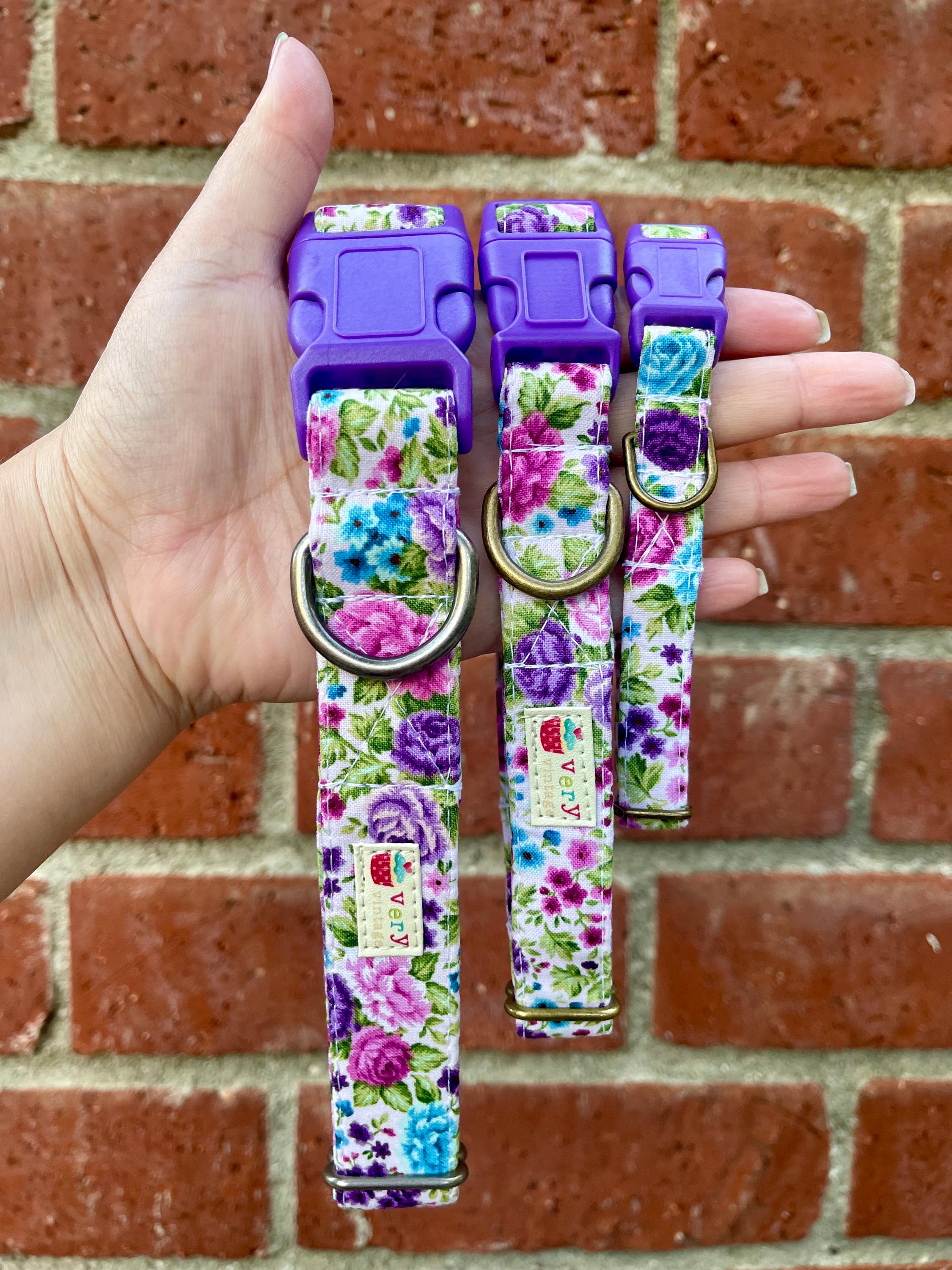 Floral Pet Collar | Flower Dog Collar | Girl Cat Collar | Cute Pet Gift ...