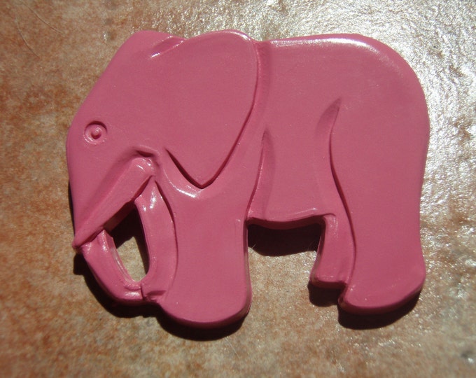 Retro Collection- Seeing Pink Elephants Large Pink Elephant Brooch Pin ...