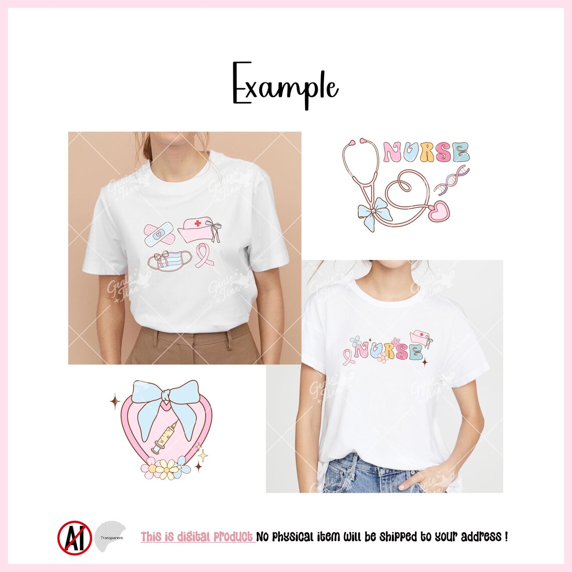 Pink Nurse Life Clipart PNG SVG | Medical Clipart, Groovy Mental Health ...