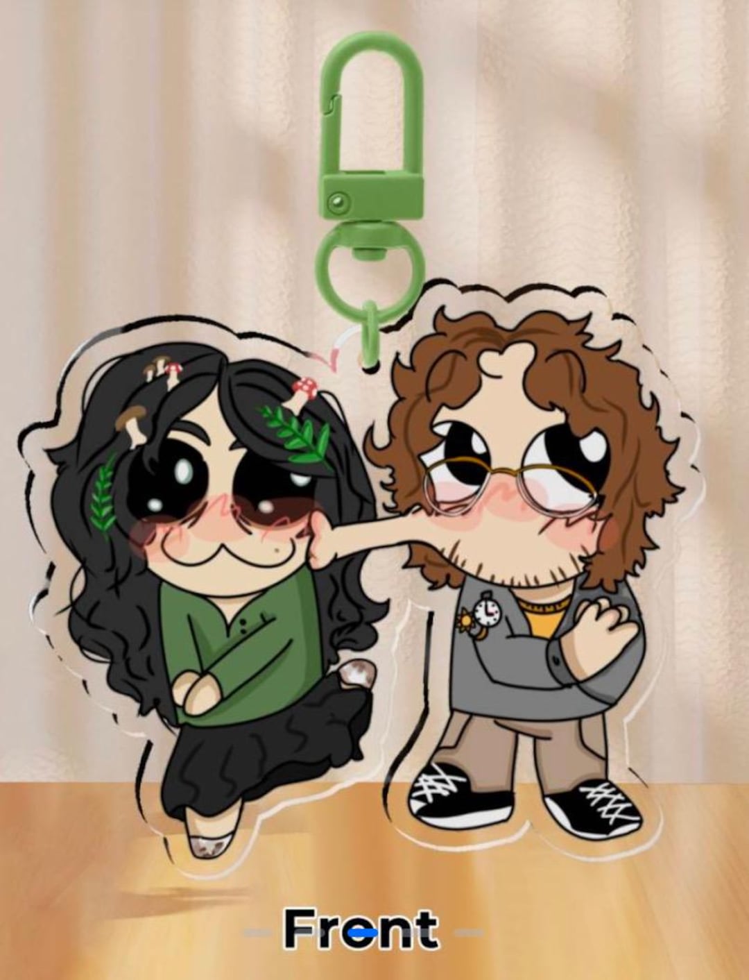 Sydney O. Sargent X Jedidiah A.A. Martin // Arclyic Keychains - Etsy