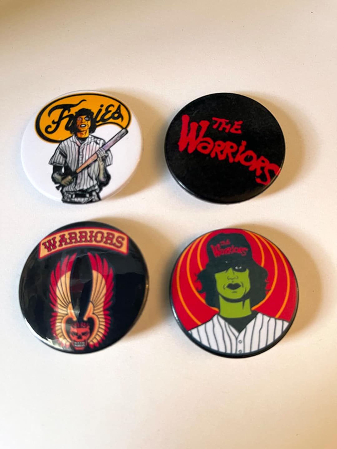 The Warriors Gangs Baseball Furies Pinback Buttons Badges 3.5cm / 1.37 ...