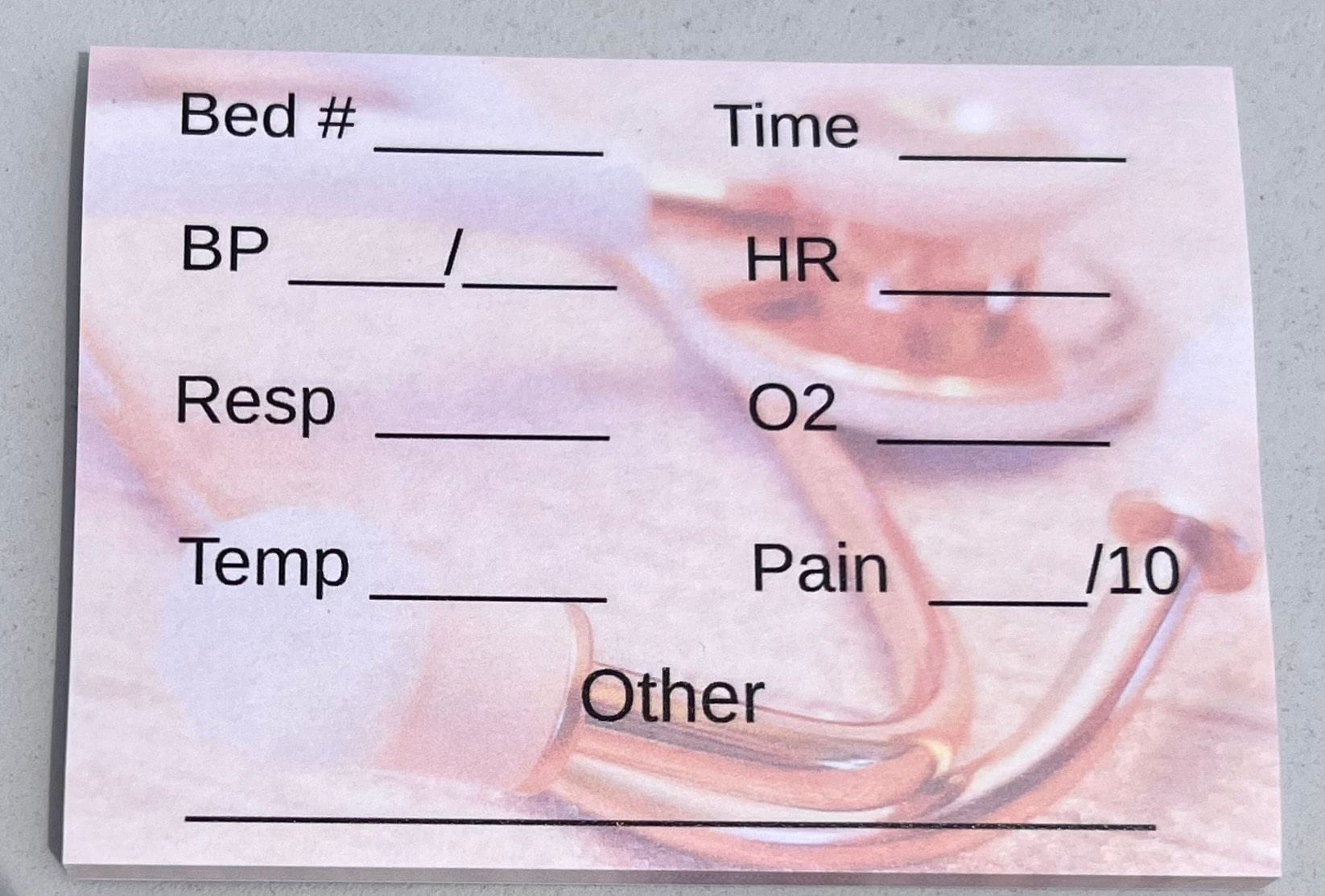 Horizontal Vital Sticky Notes - Etsy