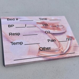 Horizontal Vital Sticky Notes - Etsy