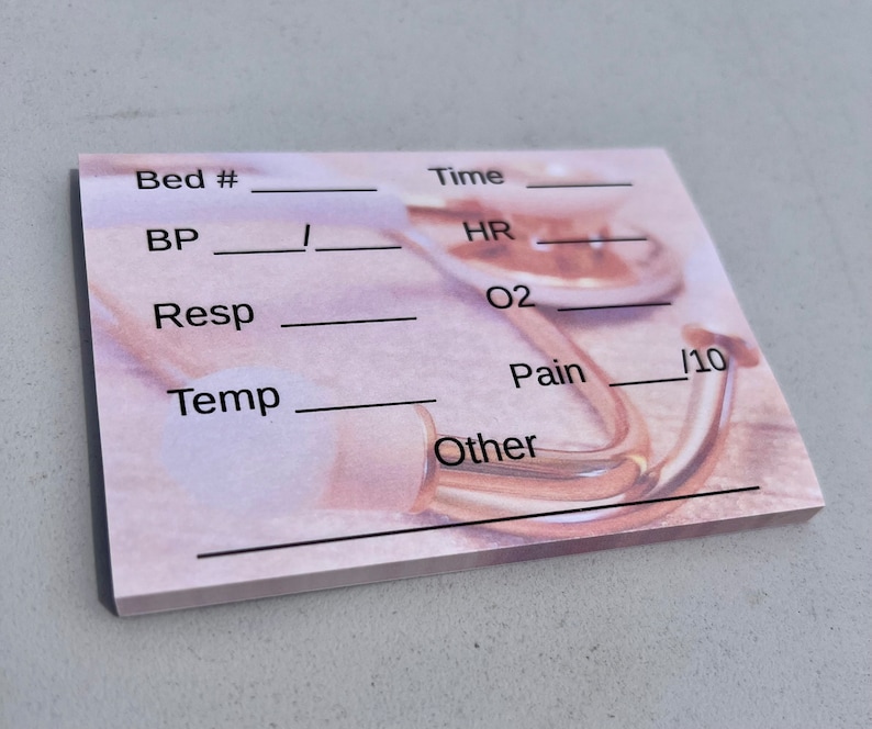 Horizontal Vital Sticky Notes - Etsy