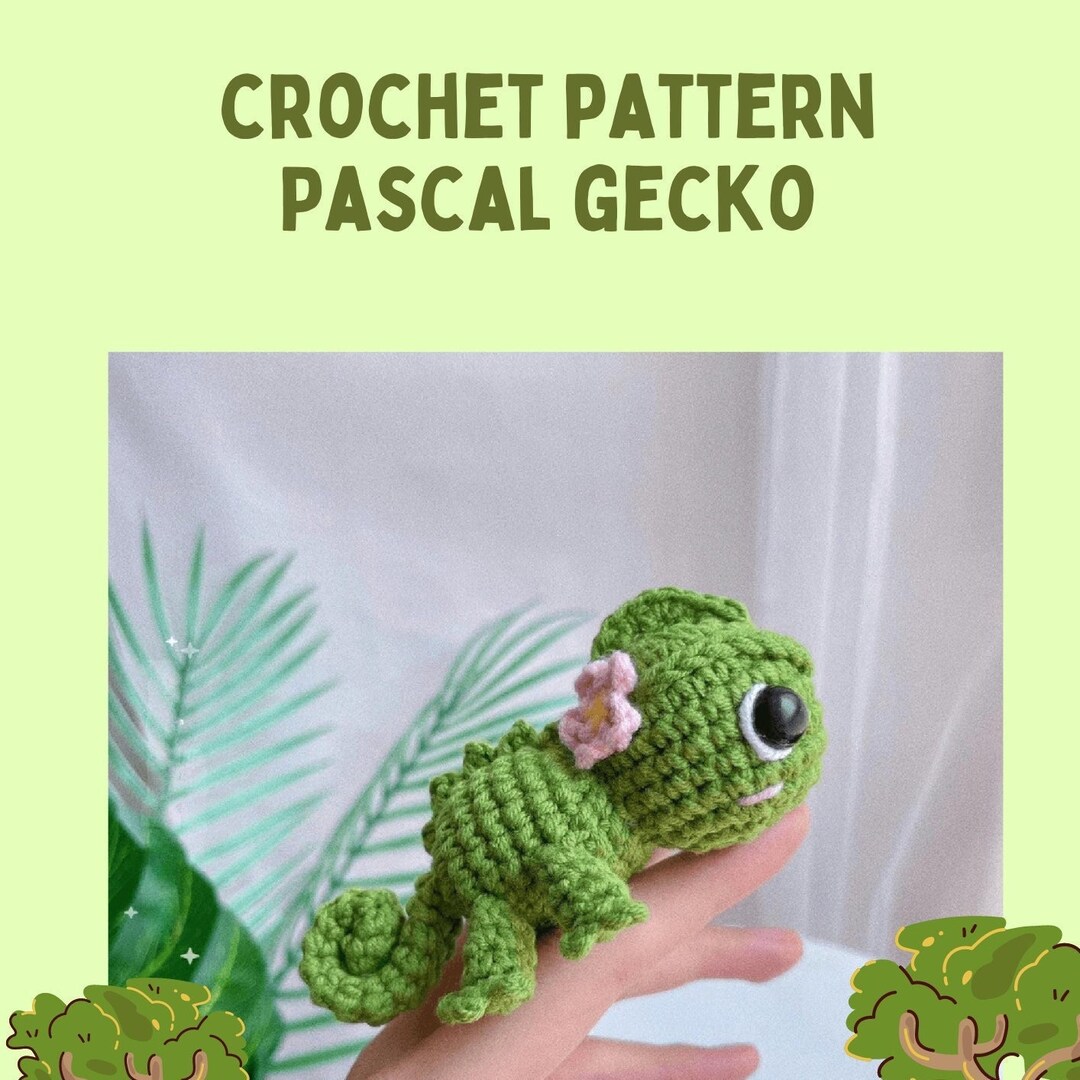 Crochet Pattern Pascal Gecko, Handmade Pattern Gecko, Amigurumi Gecko ...