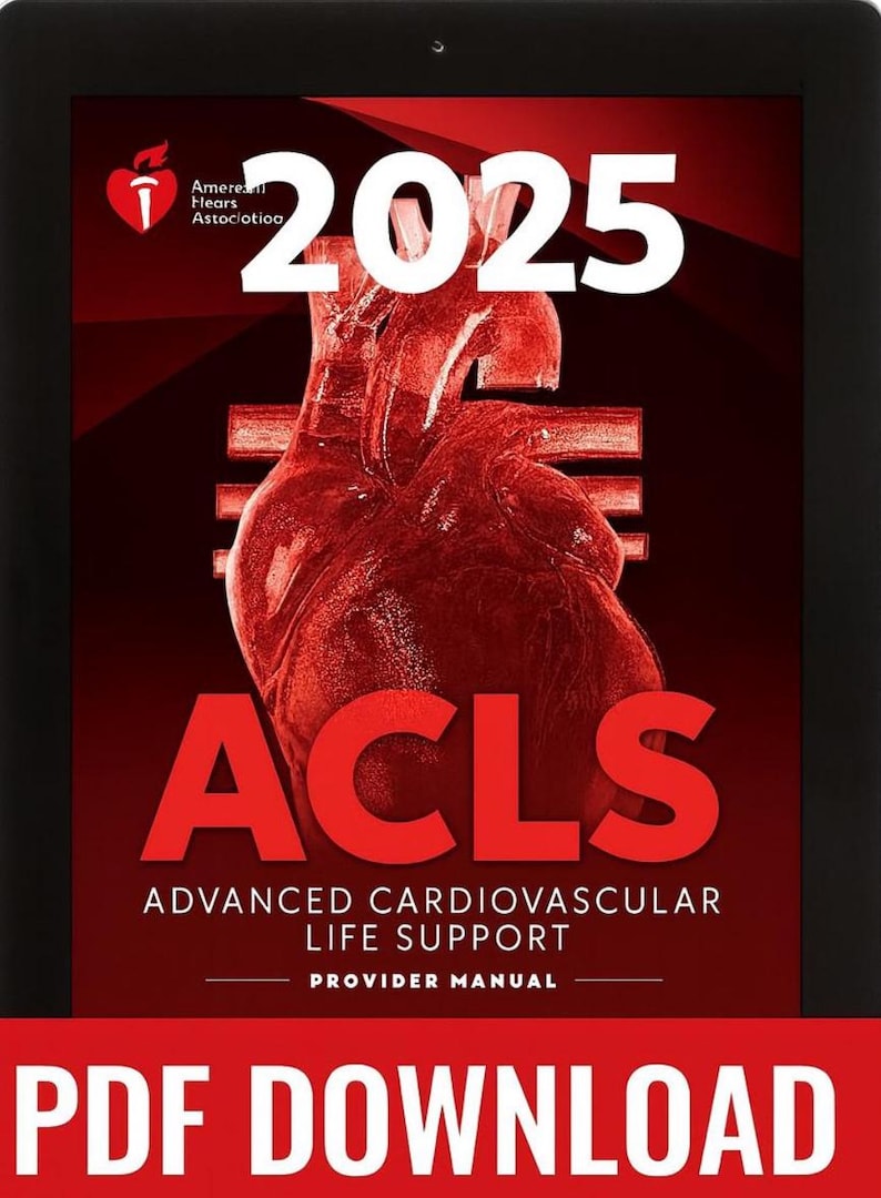 2025 AHA ACLS, BLS & Pals Provider Manual Bundle | Instant Download - Etsy