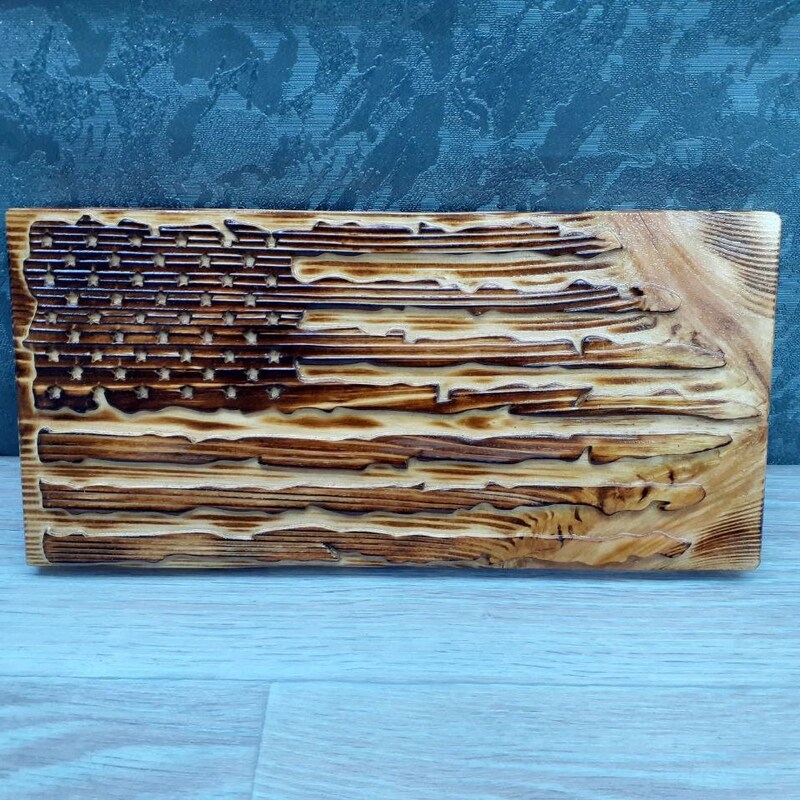 Rustic American Flag - Etsy