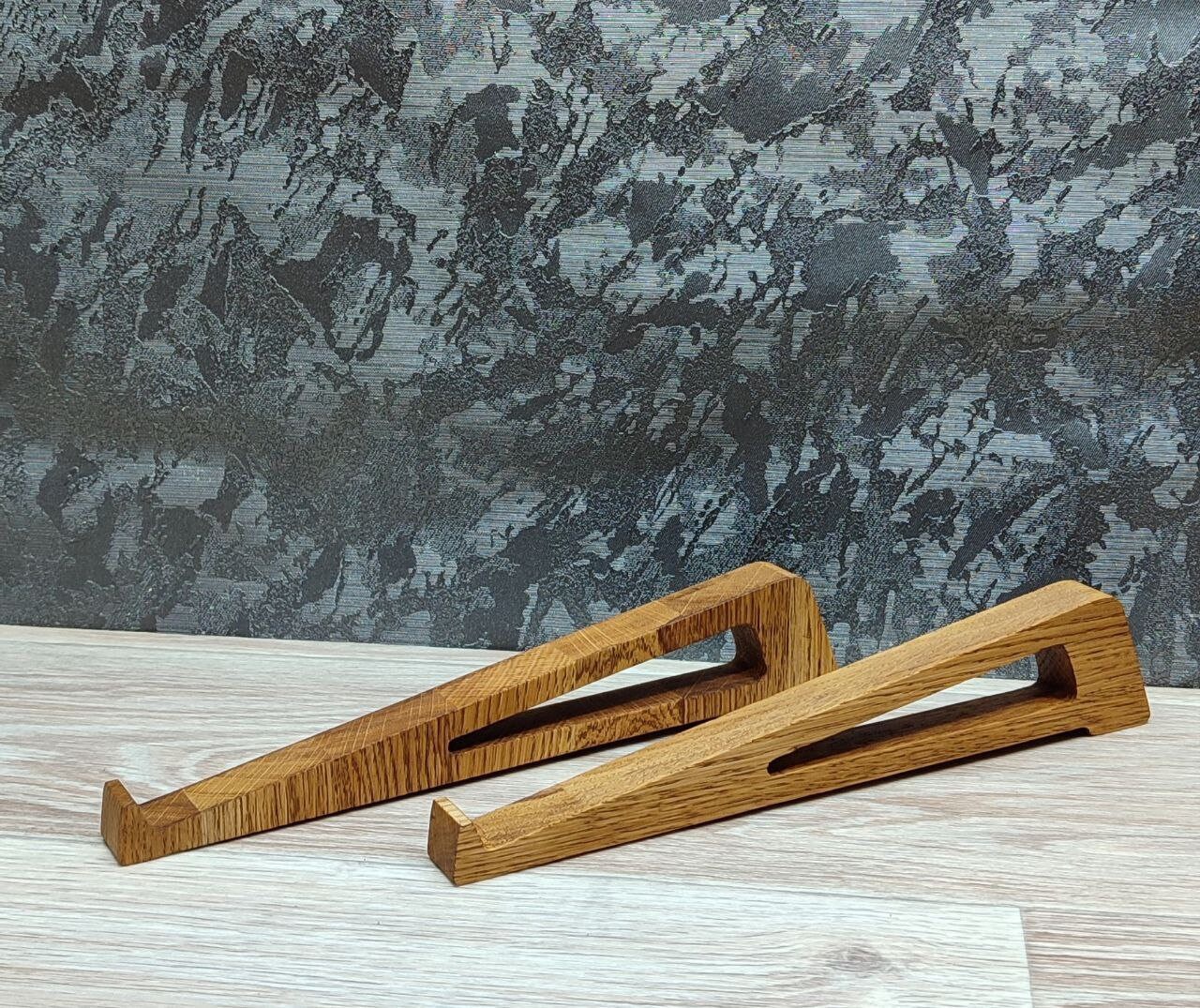 WOODEN Laptop Stand, Laptop Riser, Desk Organizer for Laptop, Solid ...