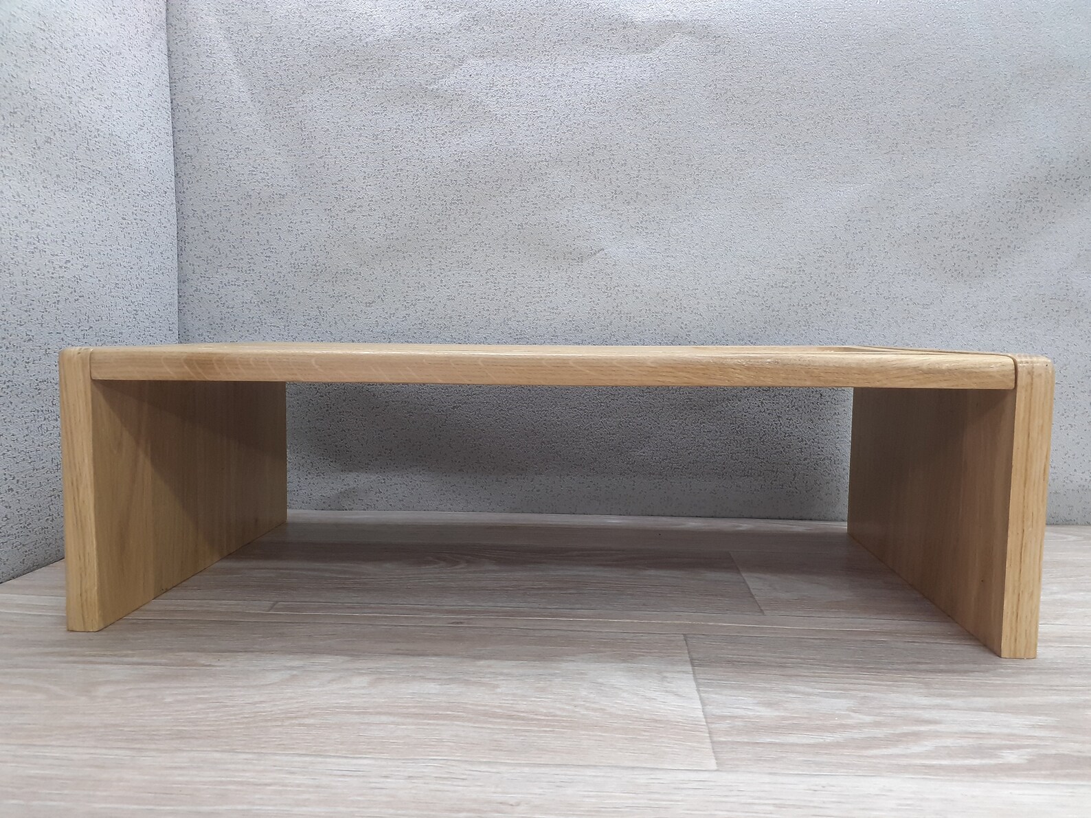 Personalized Solid Wood Monitor Stand, Wood Desk Shelf Organizer ...