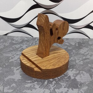 WOODEN Phone Stand, Phone Riser, Desk Organizer for Phone, Solid Wood ...