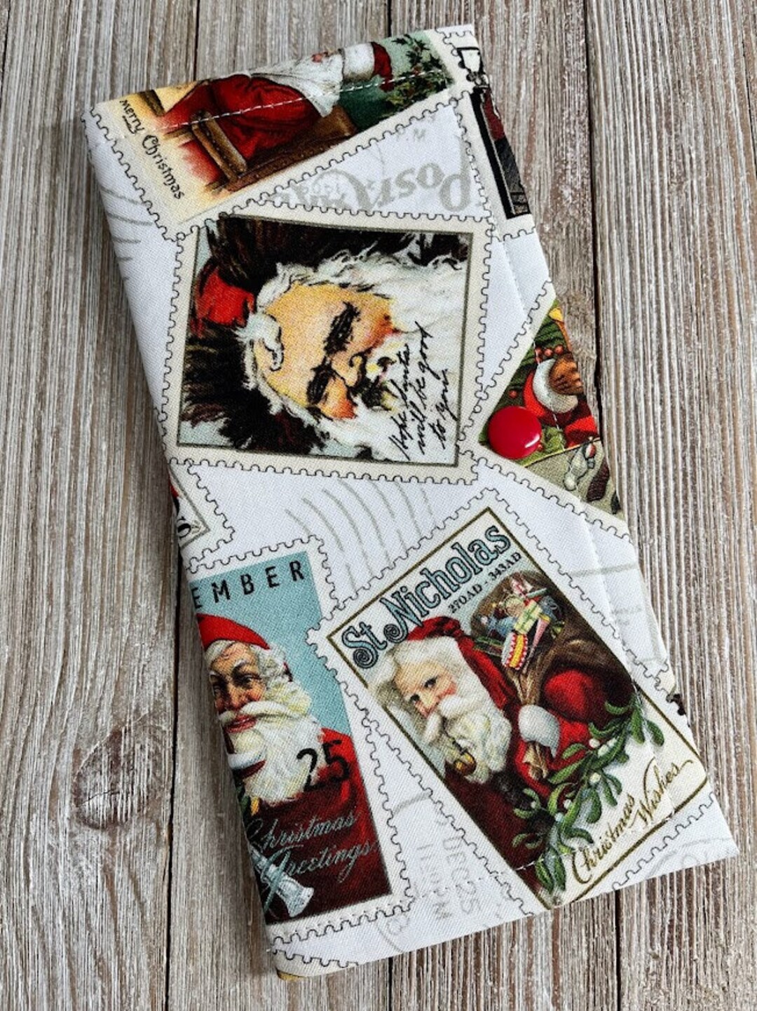 Floss Keeper/thread Bed - Old Fashioned Santas - Etsy