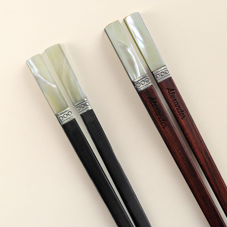 Personalized Engraved Wood Chopsticks, Sandalwood Chinese Chopsticks ...
