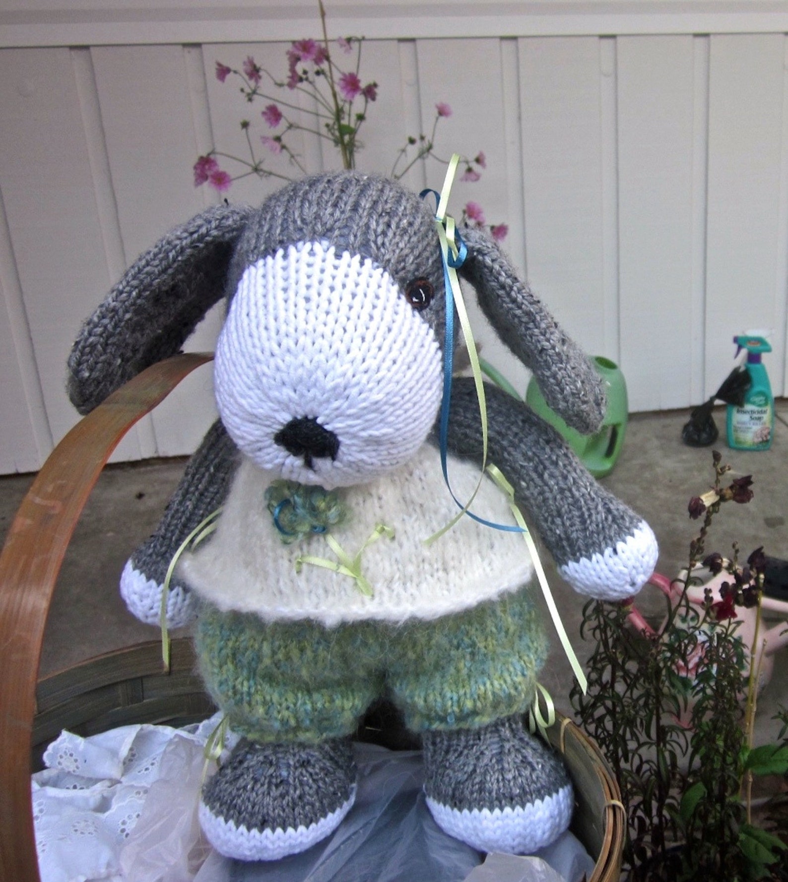 Puppy Dog Doll, Hand Knit, Stuffed Animal / Heirloom Collectible ...