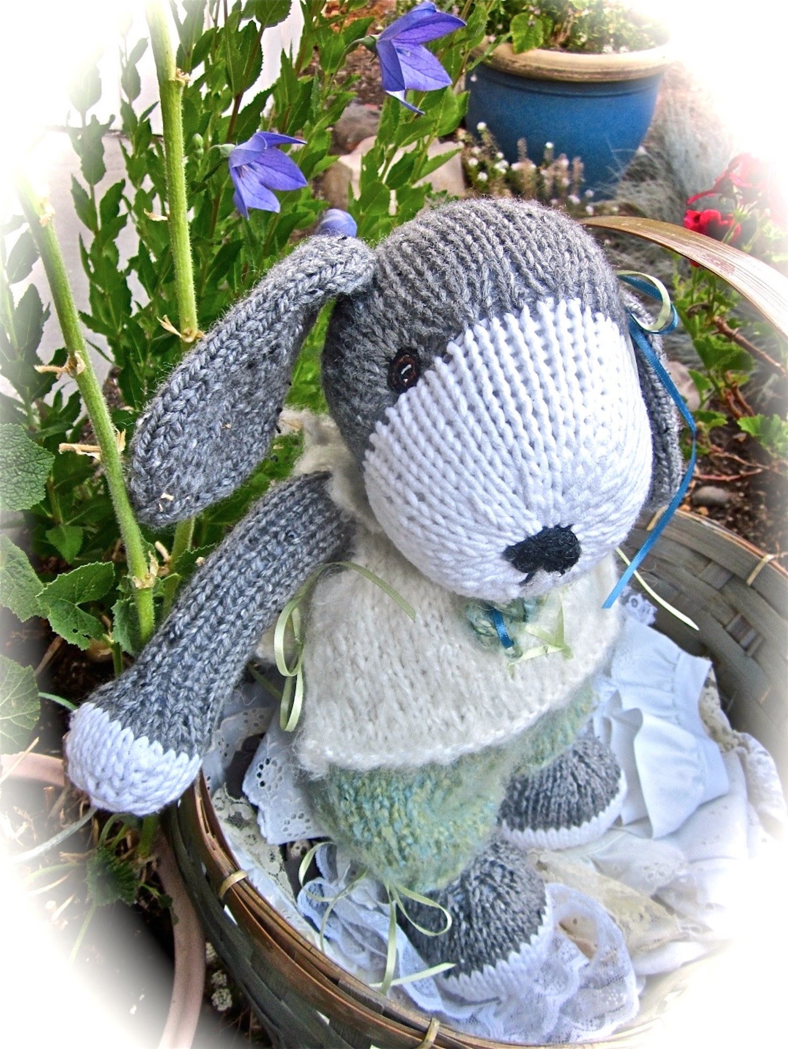 Puppy Dog Doll, Hand Knit, Stuffed Animal / Heirloom Collectible ...