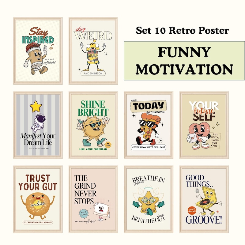 Funny Motivational Poster - Etsy