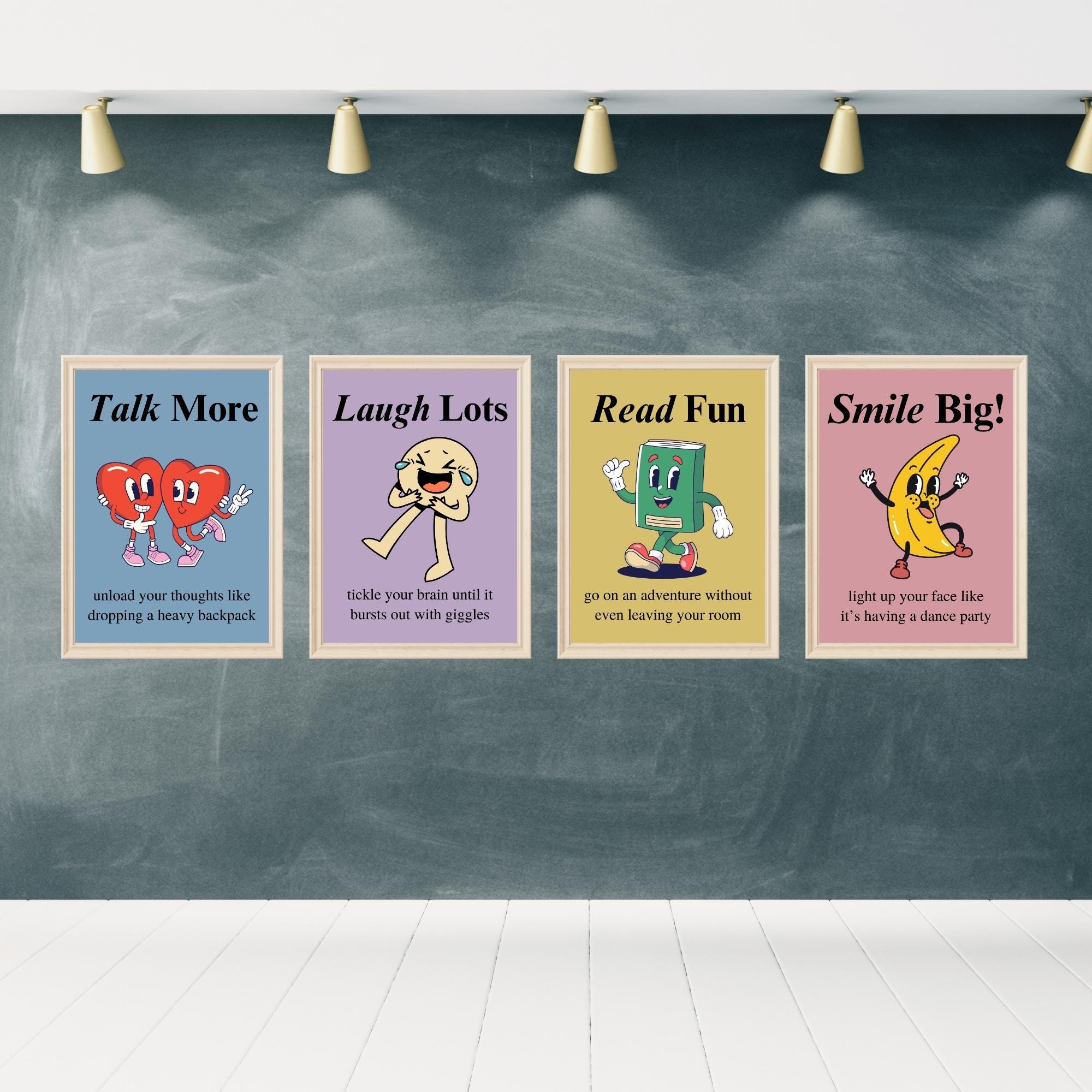 Kids Healthy Habits Poster, Groovy Wellness Poster, Teacher Supplies ...