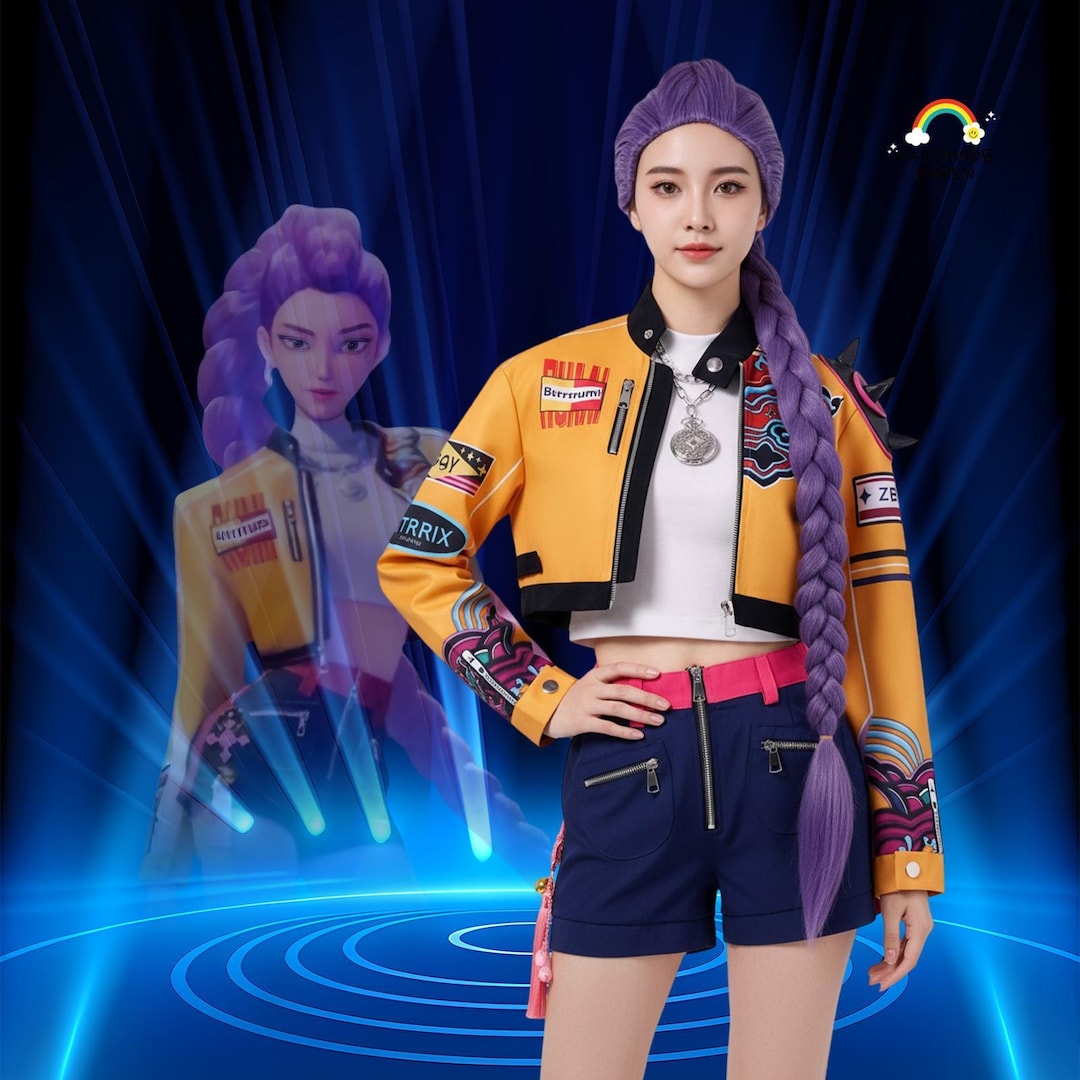 Kpop Demon Hunters Huntrix Costume, Costume Rumi Inspired ,Cosplay ...