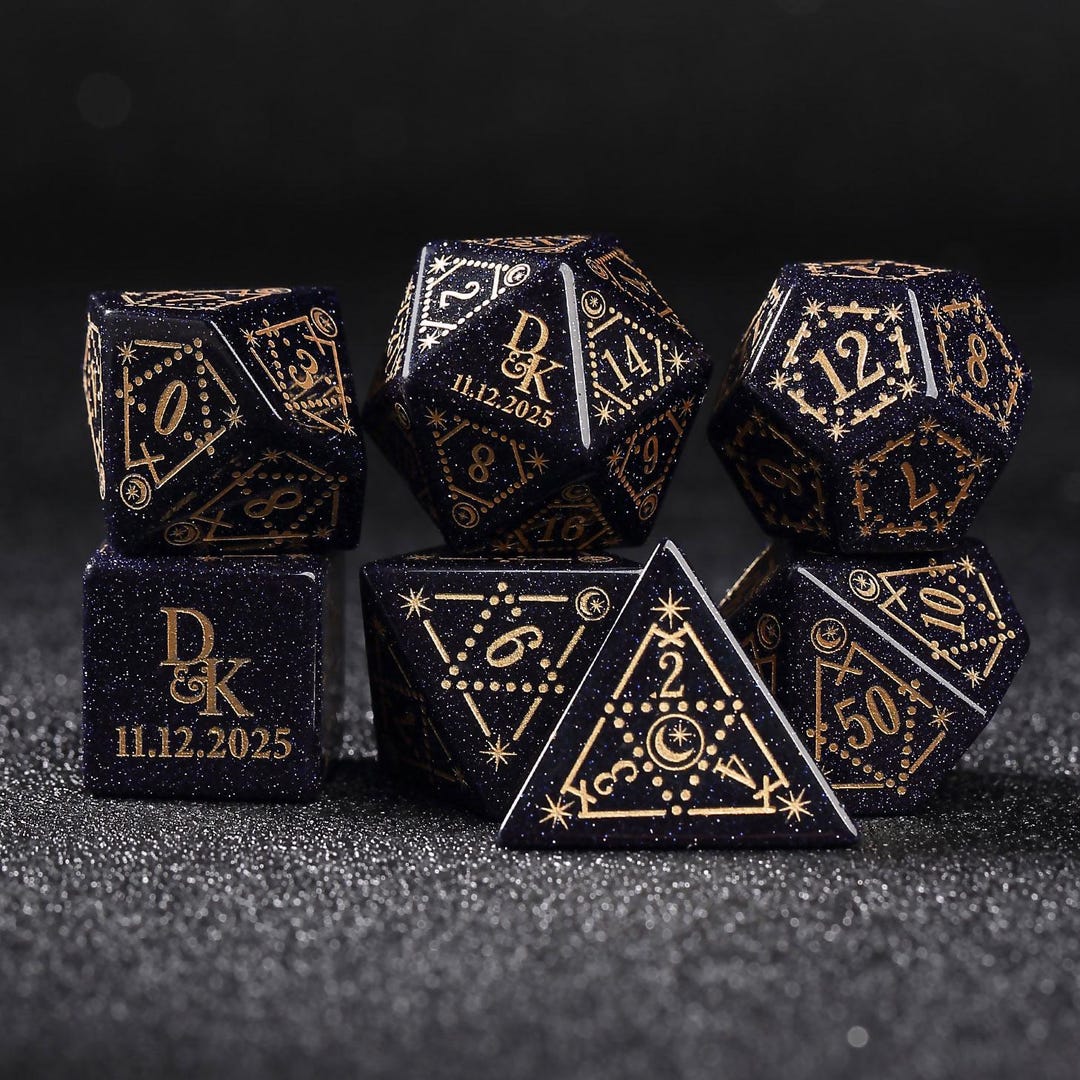 Personalized Dnd Gifts,custom Wedding Dice - D20, Engagement Gift,gamer ...