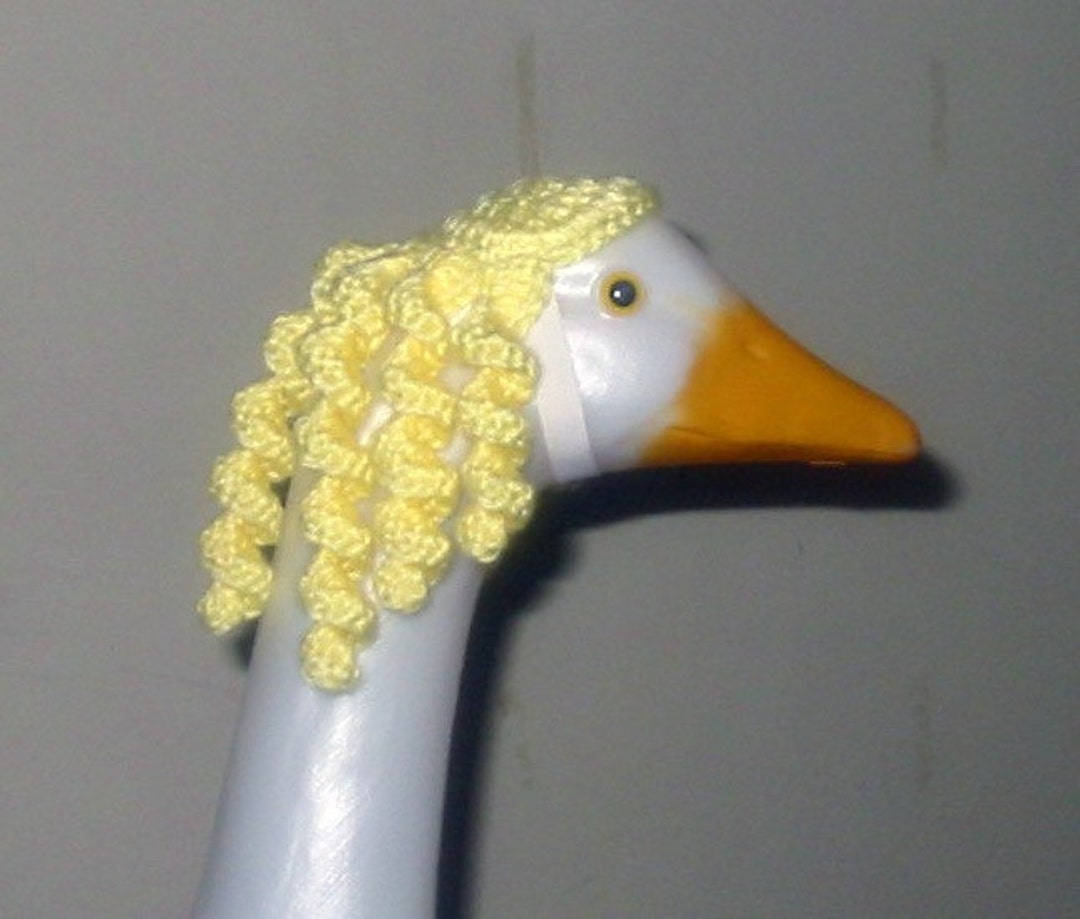Goose Clothes-blonde Curly Wig - Etsy