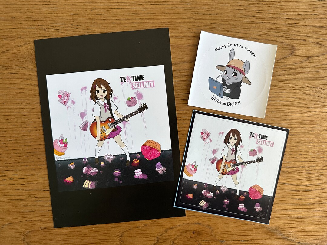 K-on! Yui as Machine Gun Kelly MGK | Illustrated by Jpixel.digiart ...