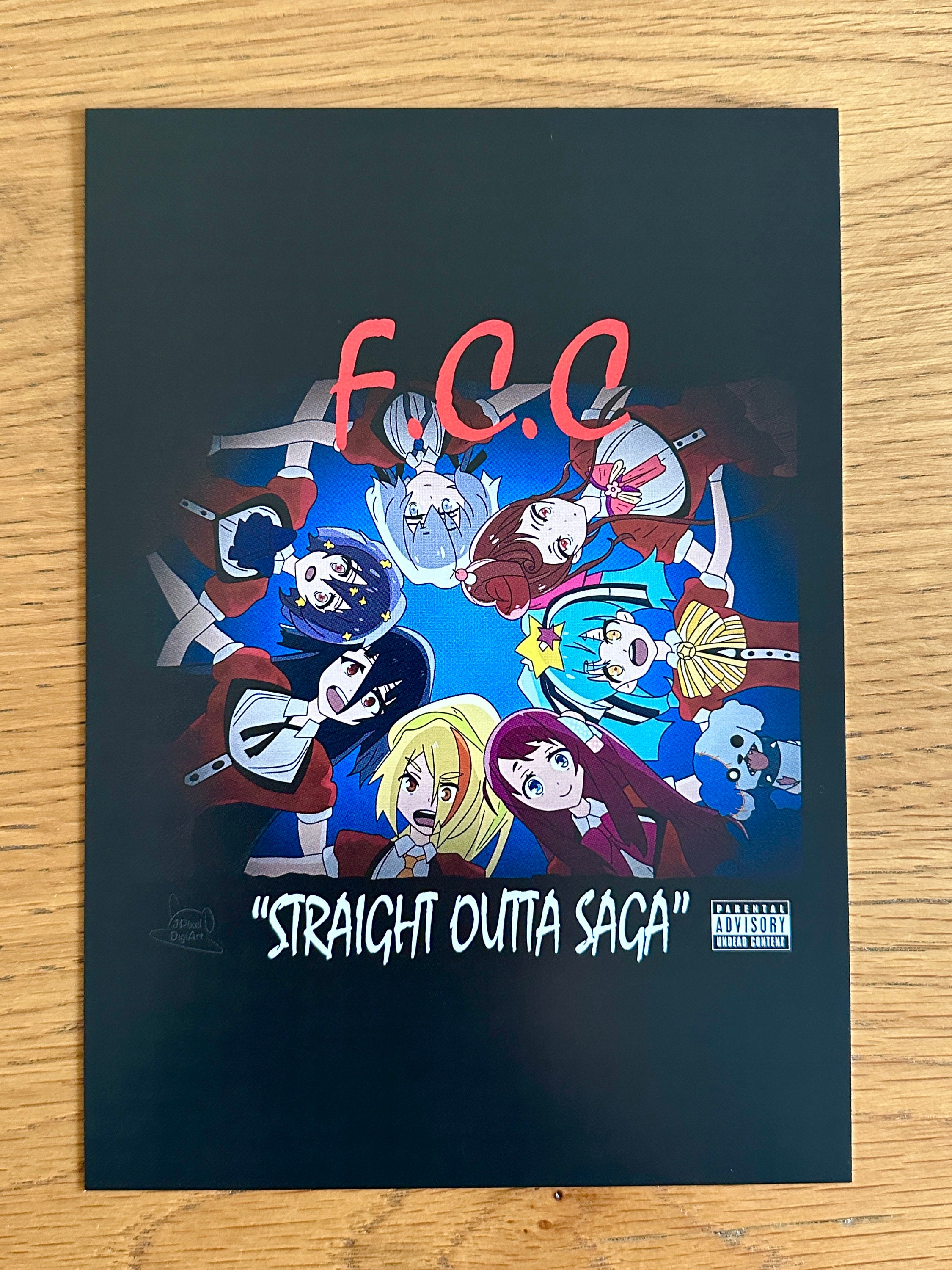 Zombieland Saga Franchouchou as NWA Illustrated by Jpixel.digiart Anime ...