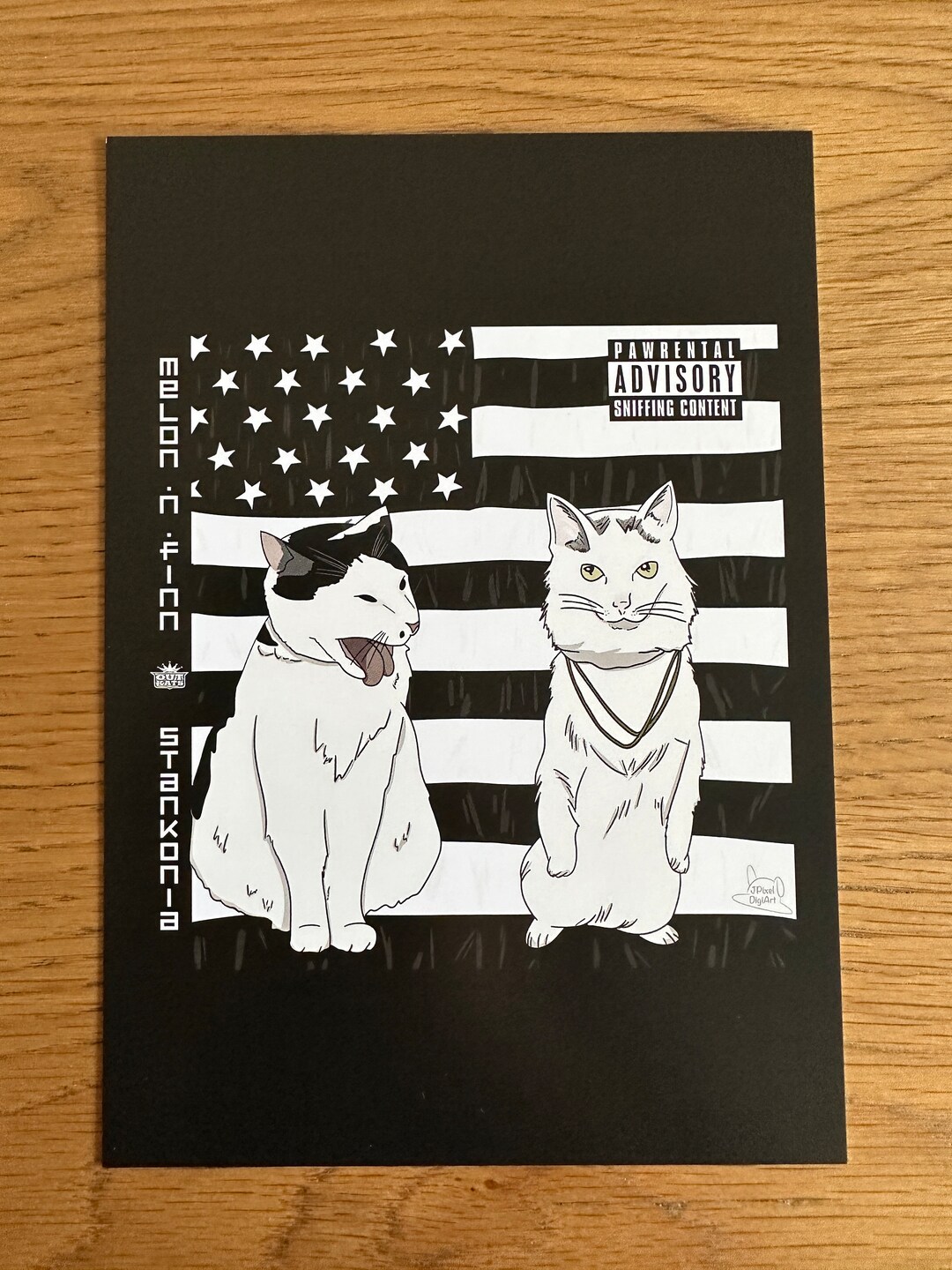 Melon N Finn Meme Cats X Outkast Tribute Illustrated by Jpixel.digiart ...