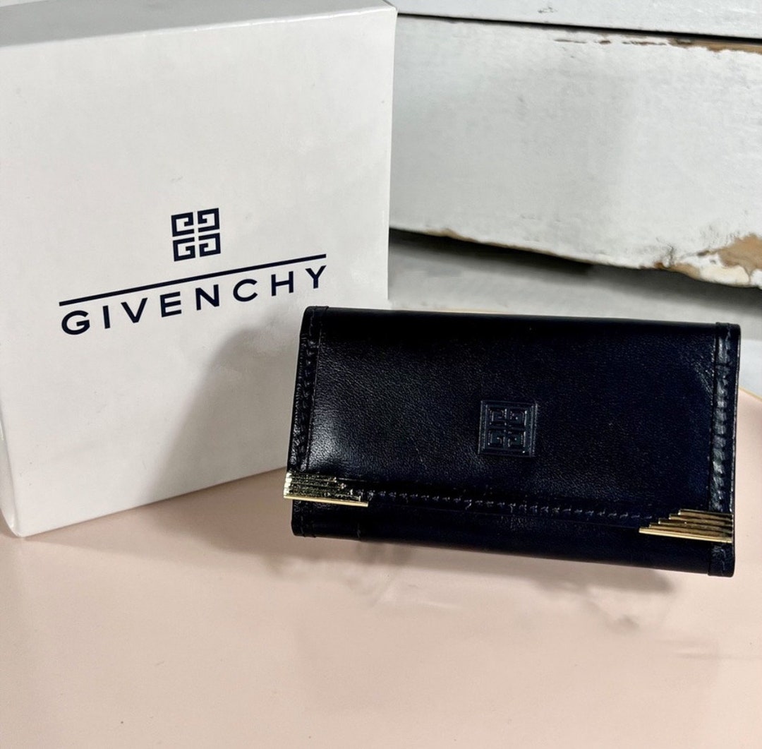 Givenchy Black Leather Key/card Holder - Etsy