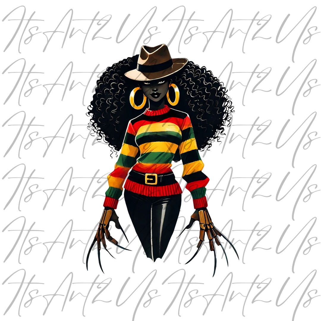 SLAY GIRL | Halloween Png | Black Women Png | Happy Halloween Png ...