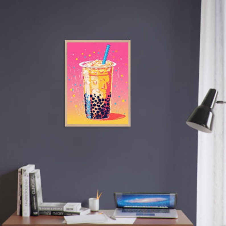 Bubble Tea, Boba Tea, Milk Tea Art, Tapioca, Pearls, Vibrant Color, Pop ...