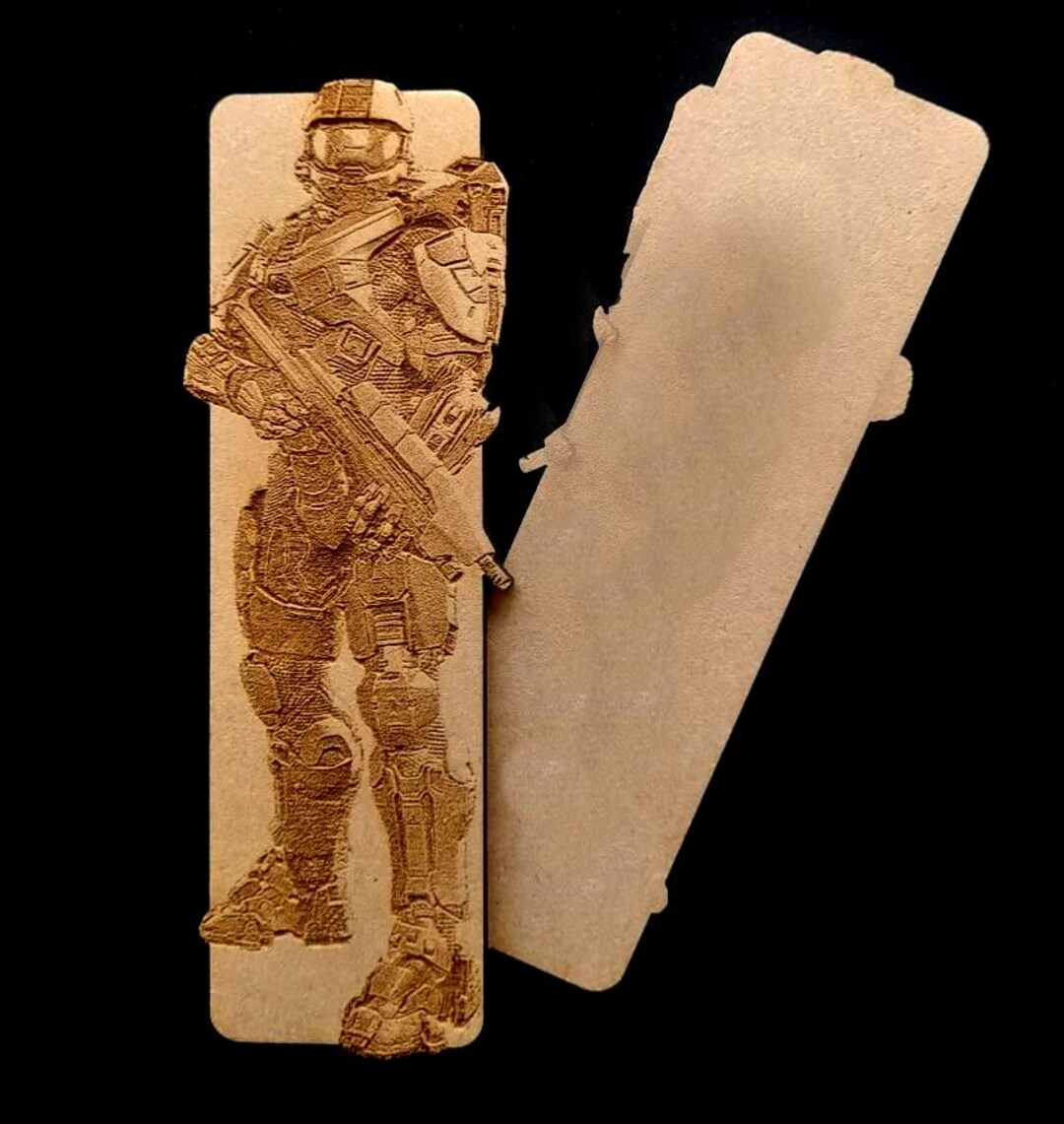 Space Commando Laser-engraved Wooden Bookmark - Etsy