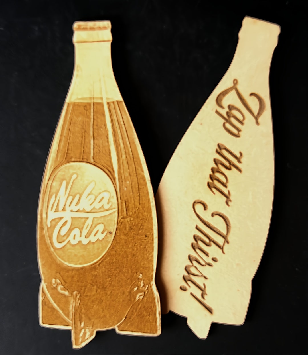 Fallout Inspired Nuka Cola Bookmark, Laser-engraved Wood - Etsy