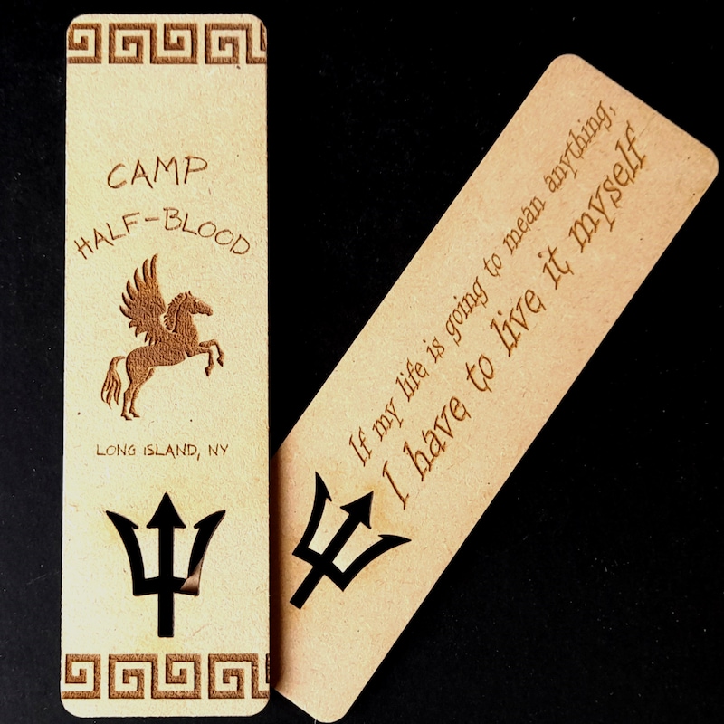 Percy Jackson Bookmark - Etsy