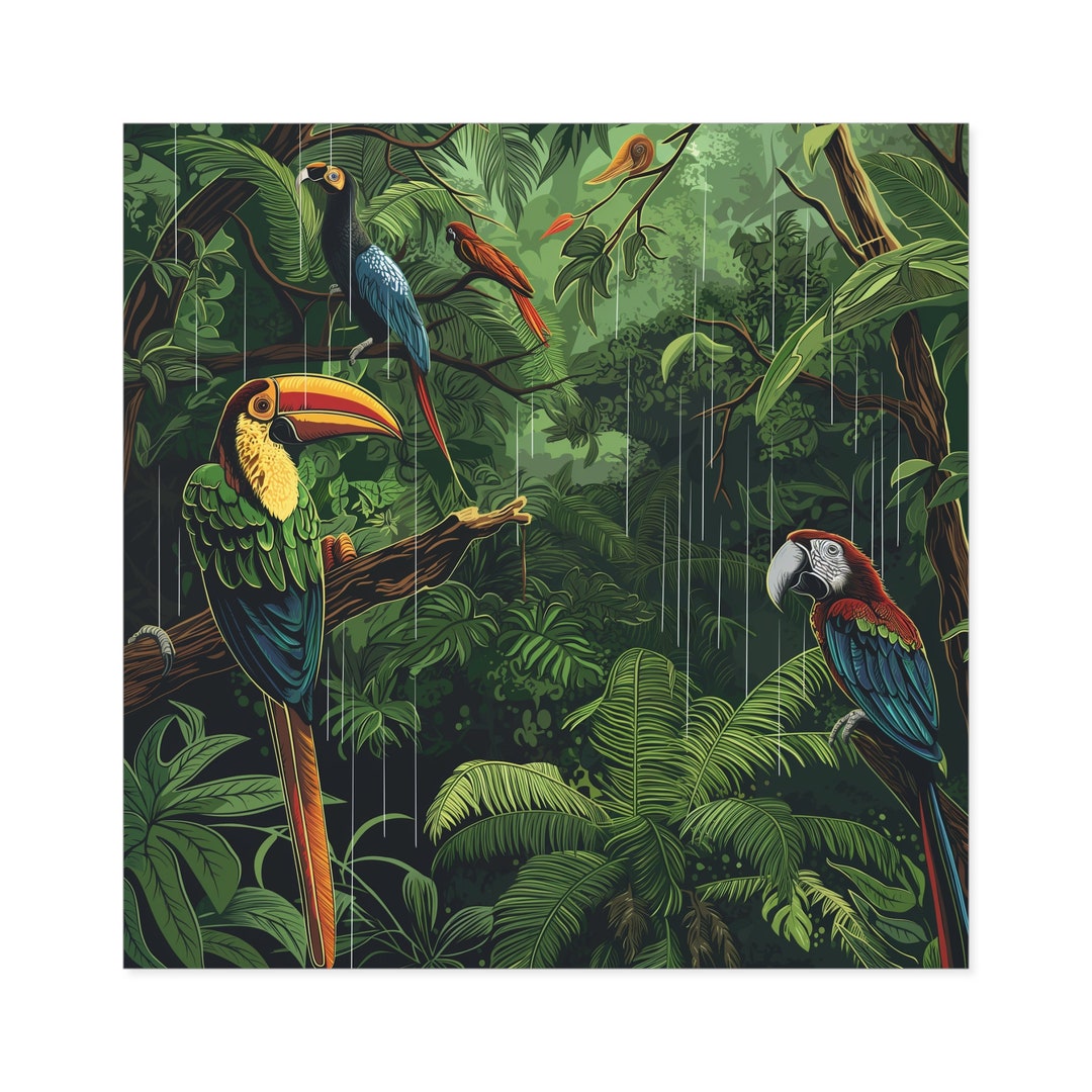 Rainforest Sticker - Etsy