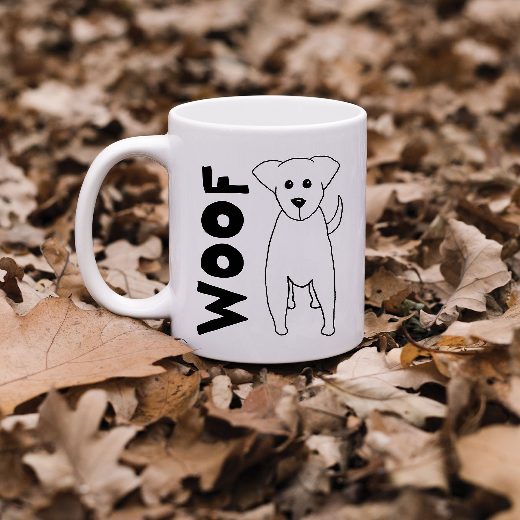 Woof/dog Coffee Mug, Gift, Dog, Puppies, Dog Mom, Dog Dad, Dog Lover ...