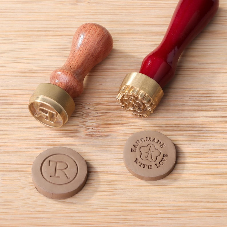 Personalized Ceramic Stamp, Pottery Stamp for Clay, Signature Stamp ...