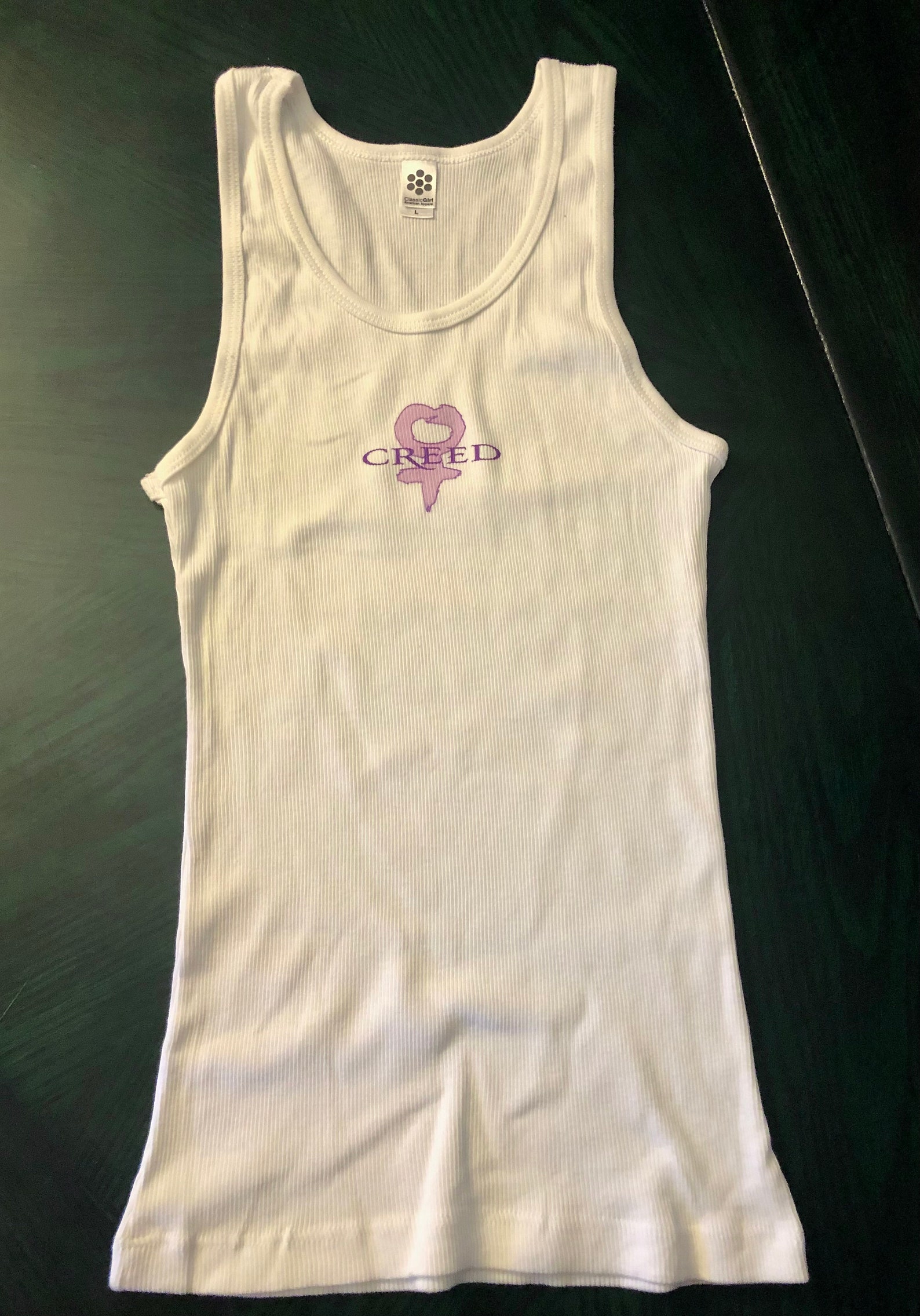 Creed Tank Top Girl Sign Motif - Etsy