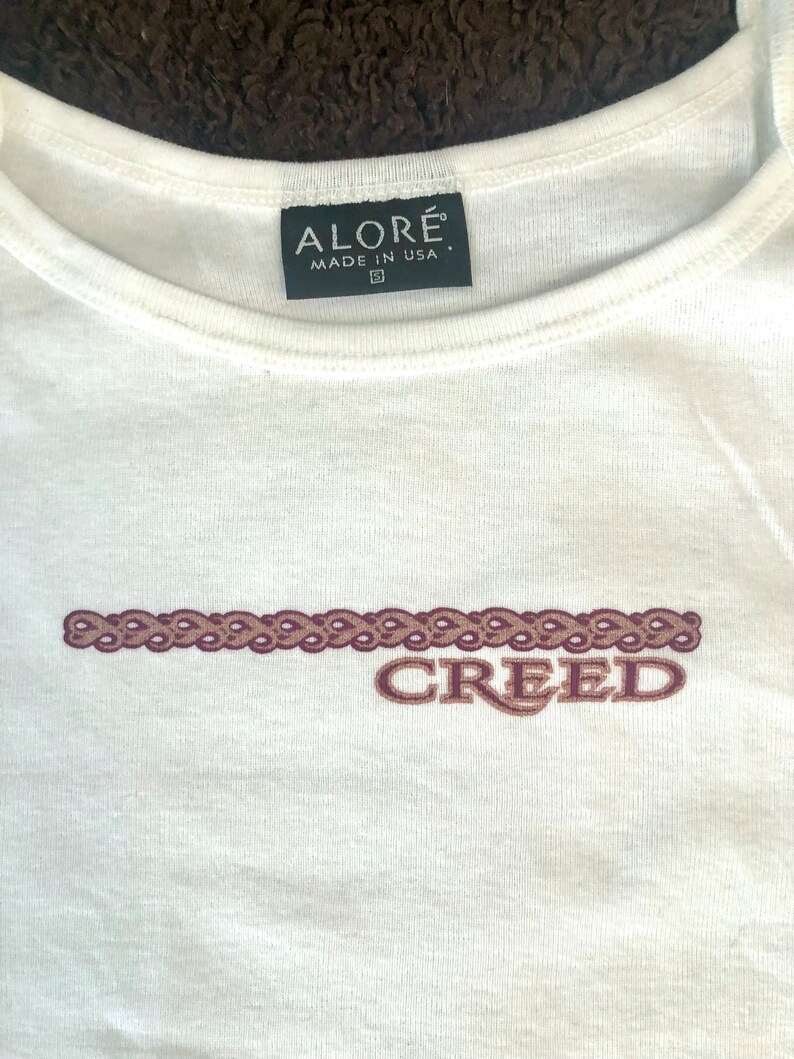 Creed Small White Tank Top-girls-vintage-y2k - Etsy