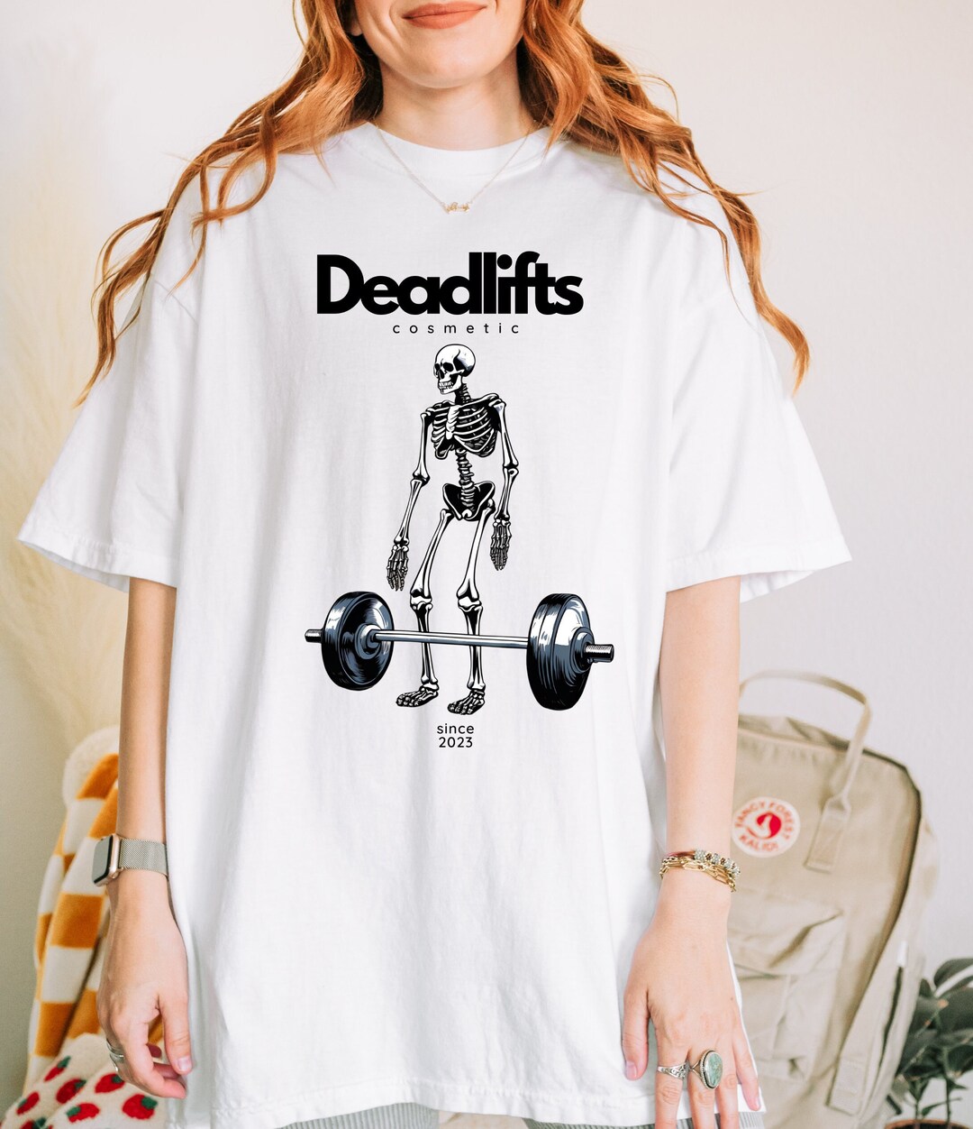 Deadlifts Cosmetic Custom Gym T-shirt, Weight Lifting Shirt, Funny T ...