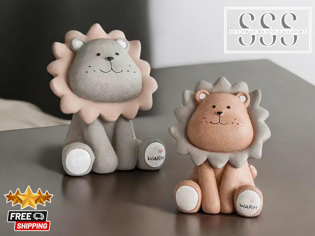 Lion Coin Bank | Cute Cartoon Piggy Bank | Creative Animal Saving Box ...