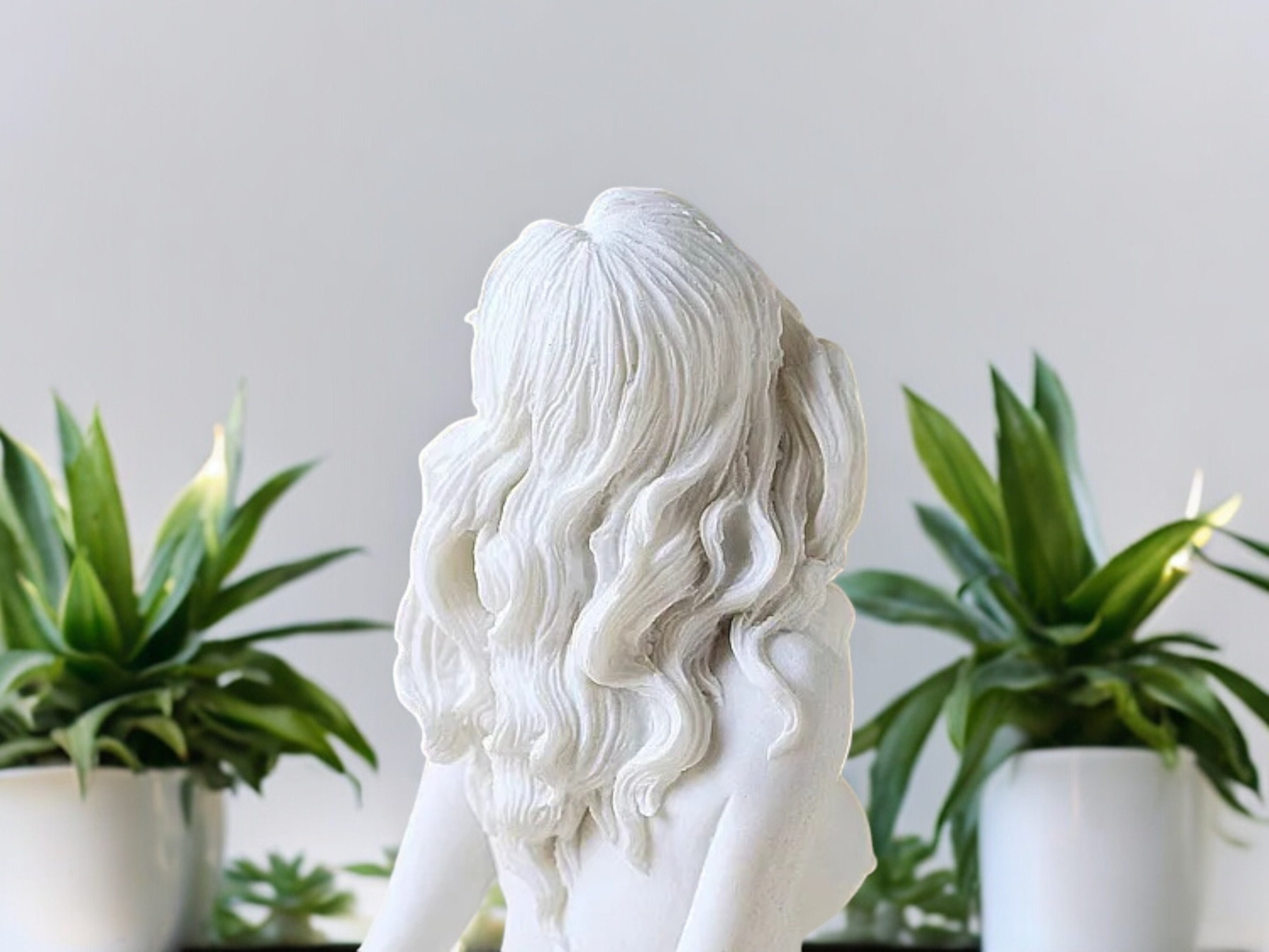 Woman Sculpture Display Home Statue Decoration Tabletop Ornament ...
