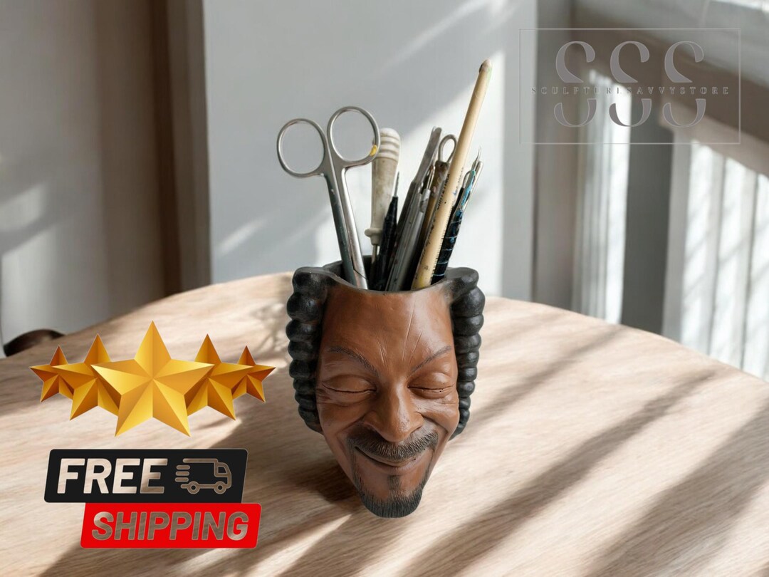 Man Smiling Face Planter | Funny Celebrity Plant Pot | Perfect Gift for ...