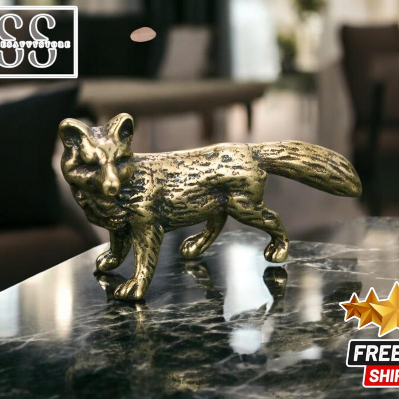 Fox Figurine - Etsy